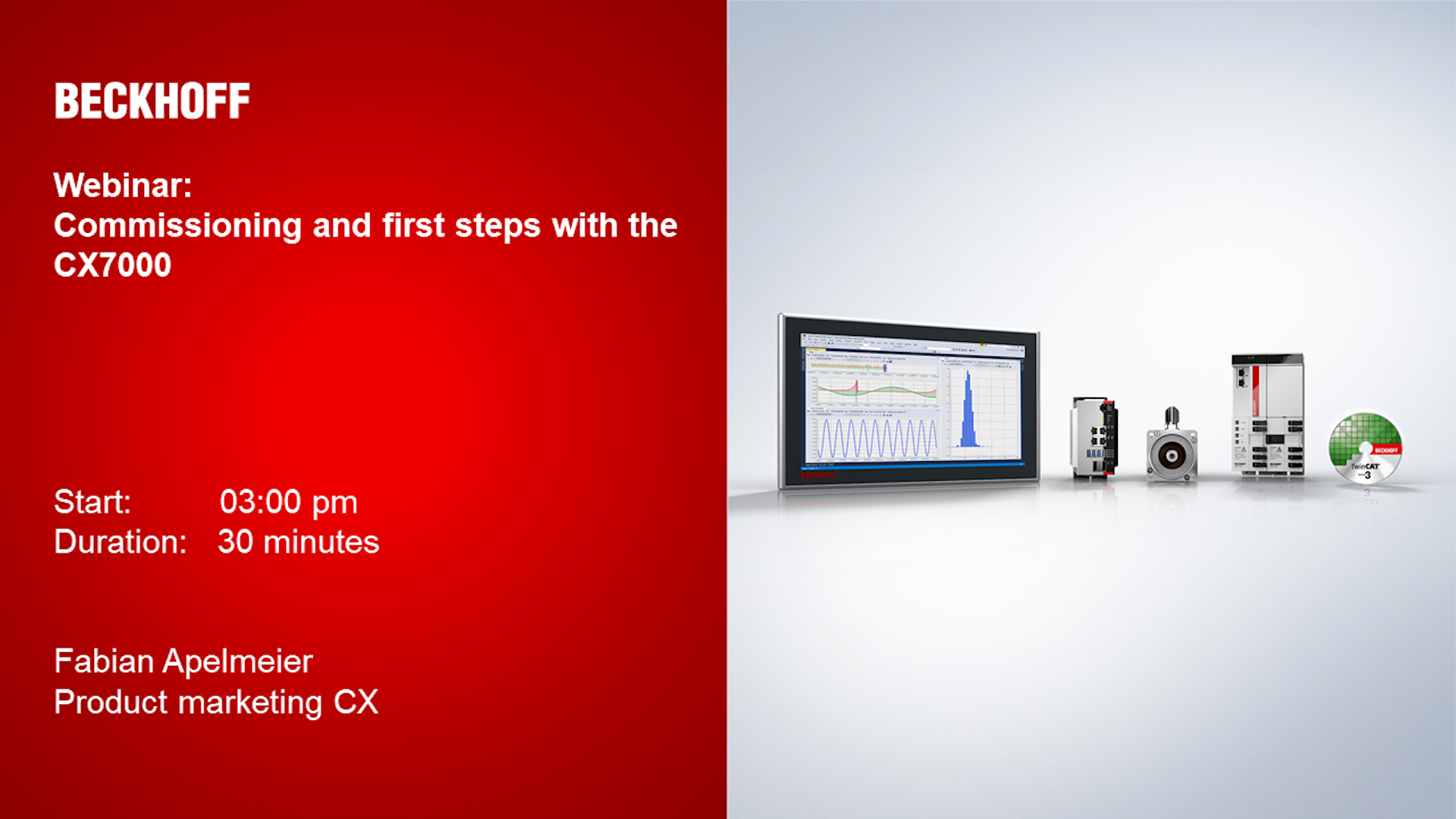 Commissioning and first steps with the CX7000 | Beckhoff USA