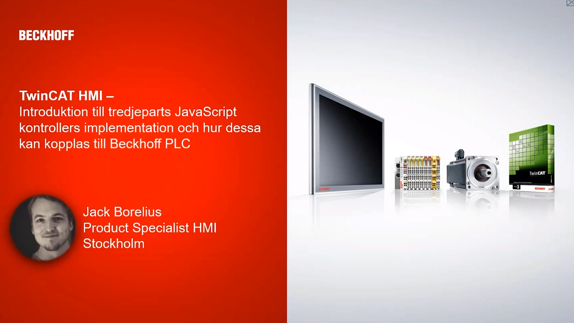 TwinCAT HMI | Enkelt, öppet, baserat på HTML 5 | Beckhoff Sverige