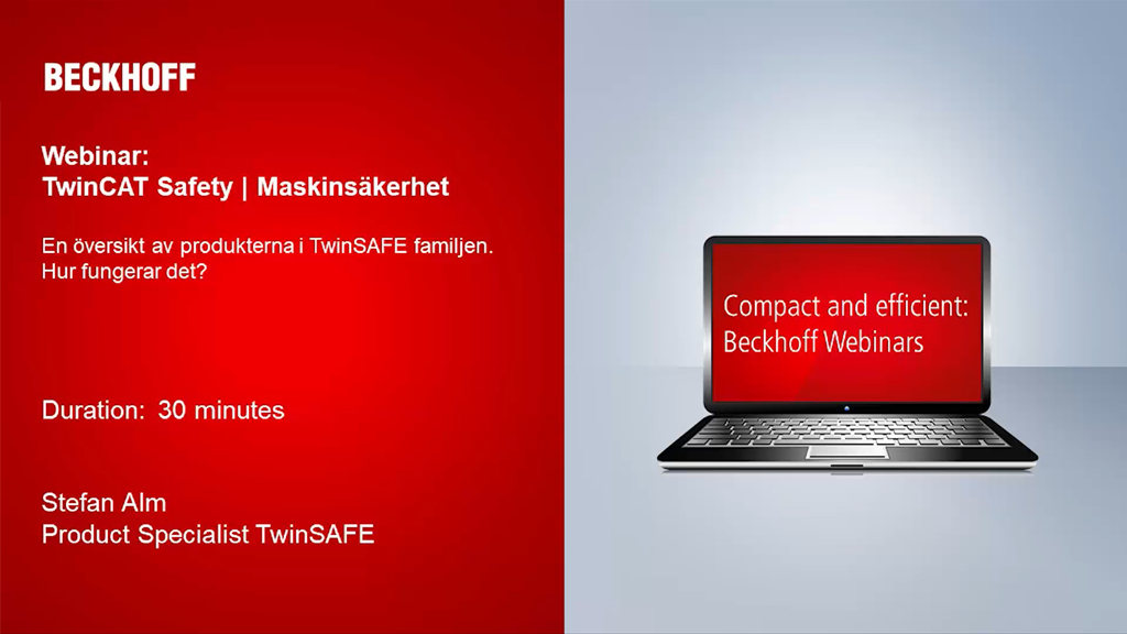 TwinCAT Safety | Maskinsäkerhet | Beckhoff Sverige